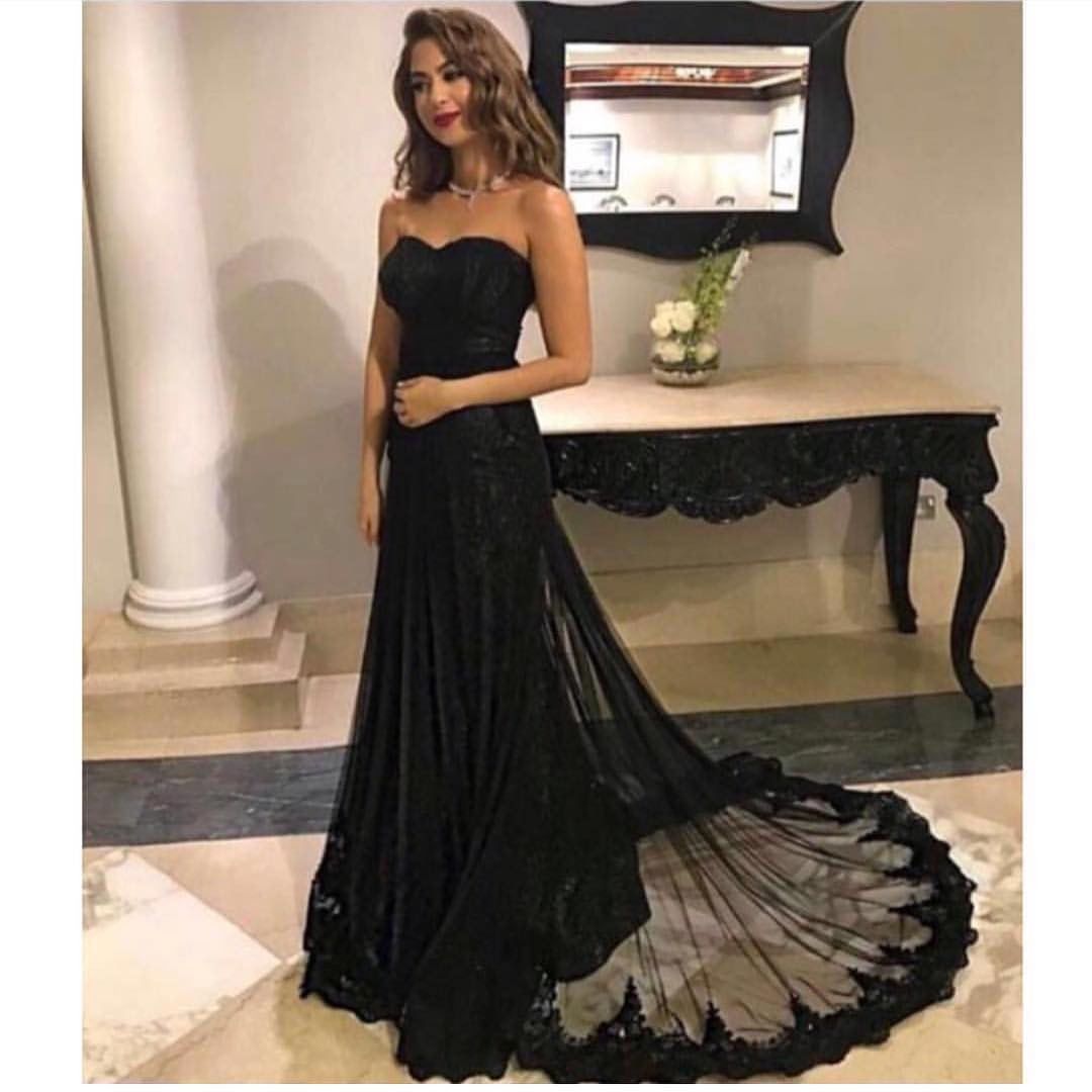 Black Lace Prom Dress, Back To School Dresses, Prom Dresses For Teens ...